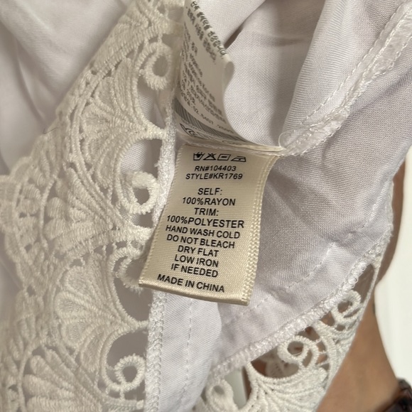 J.O.A. | Tops | Joa Los Angeles Lace Spanish Style Top | Poshmark